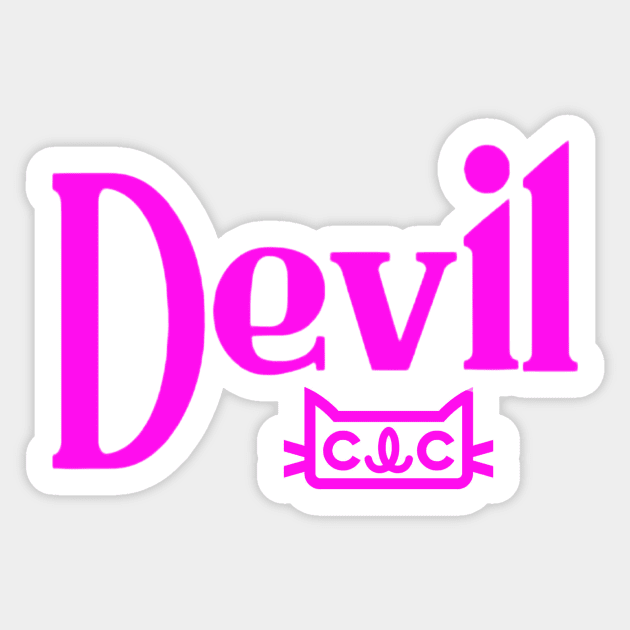 CLC Devil - Devil Clc - Sticker | TeePublic